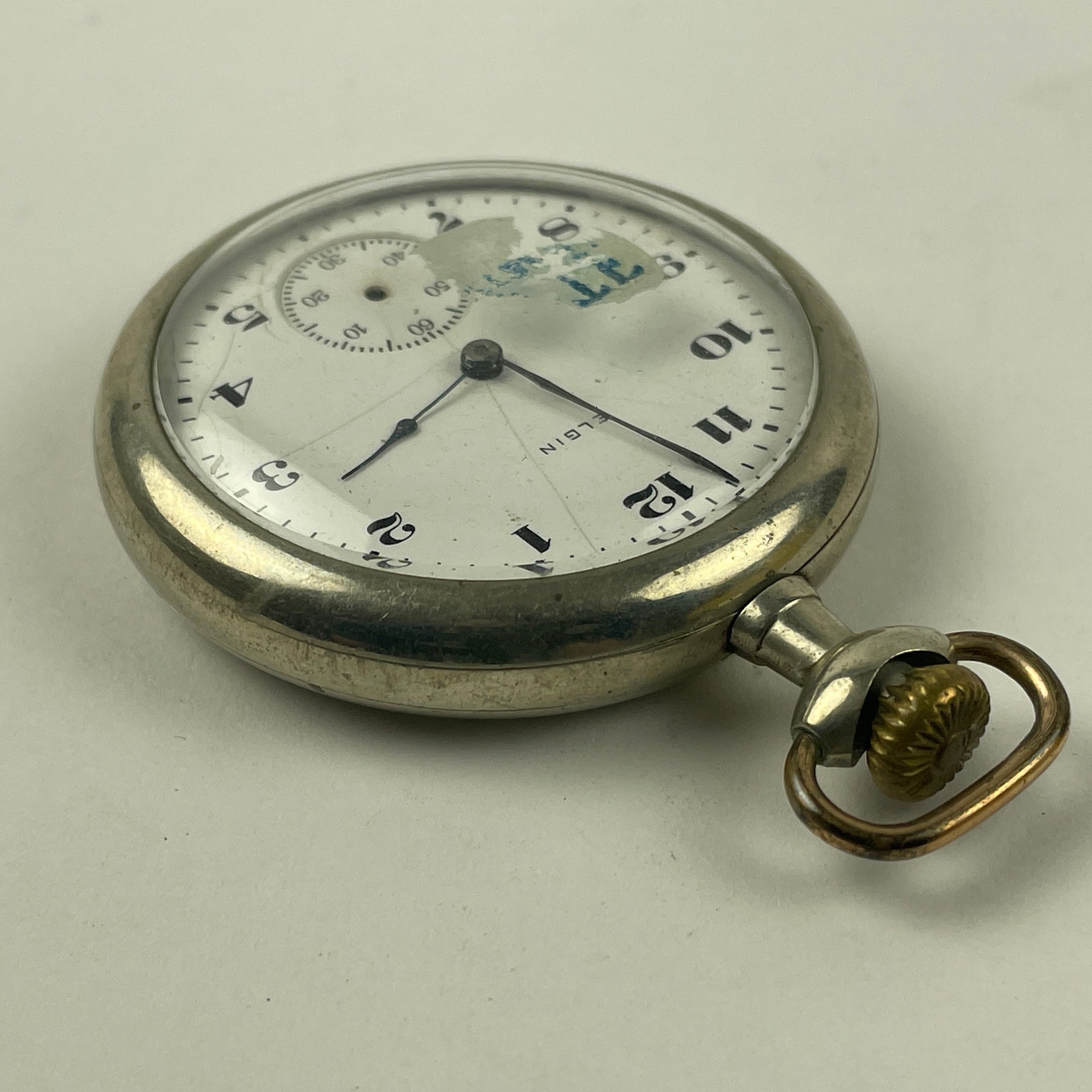 May Lot 48- Elgin | 12S | 15J | Pocket Watch – watchpartsrus