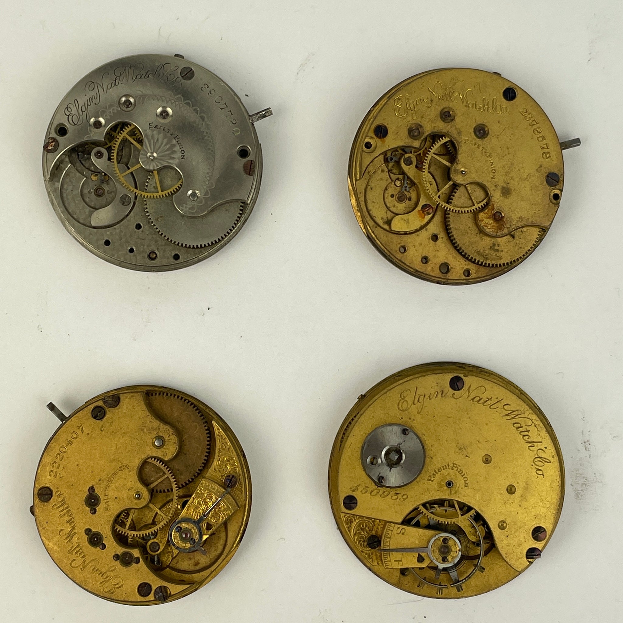 Lot 44- Elgin Pocket Watch Movements (10) – watchpartsrus