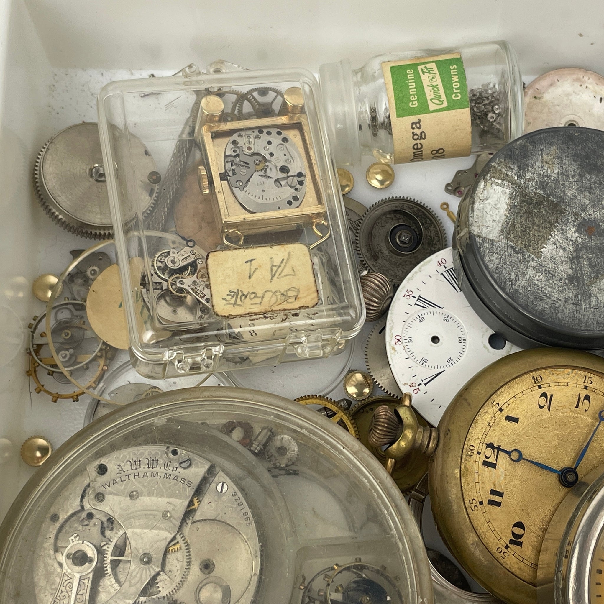 Lot 111- Pocket Watch Tray Lot – watchpartsrus