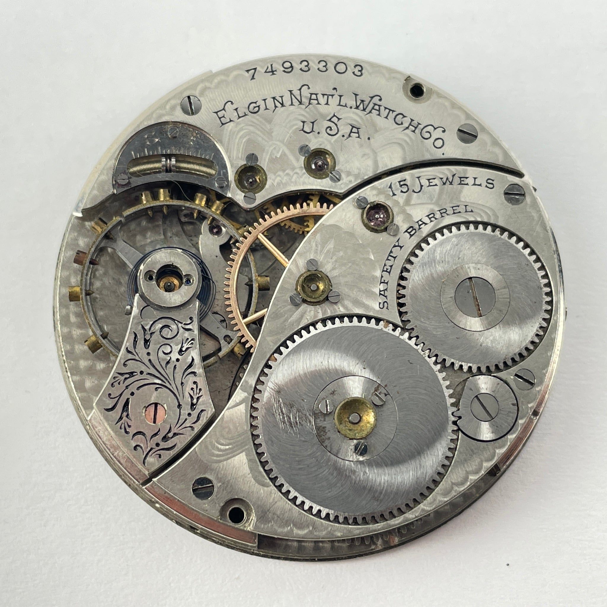 Lot 108- Elgin | 12S | Pocket Watch Movements – watchpartsrus