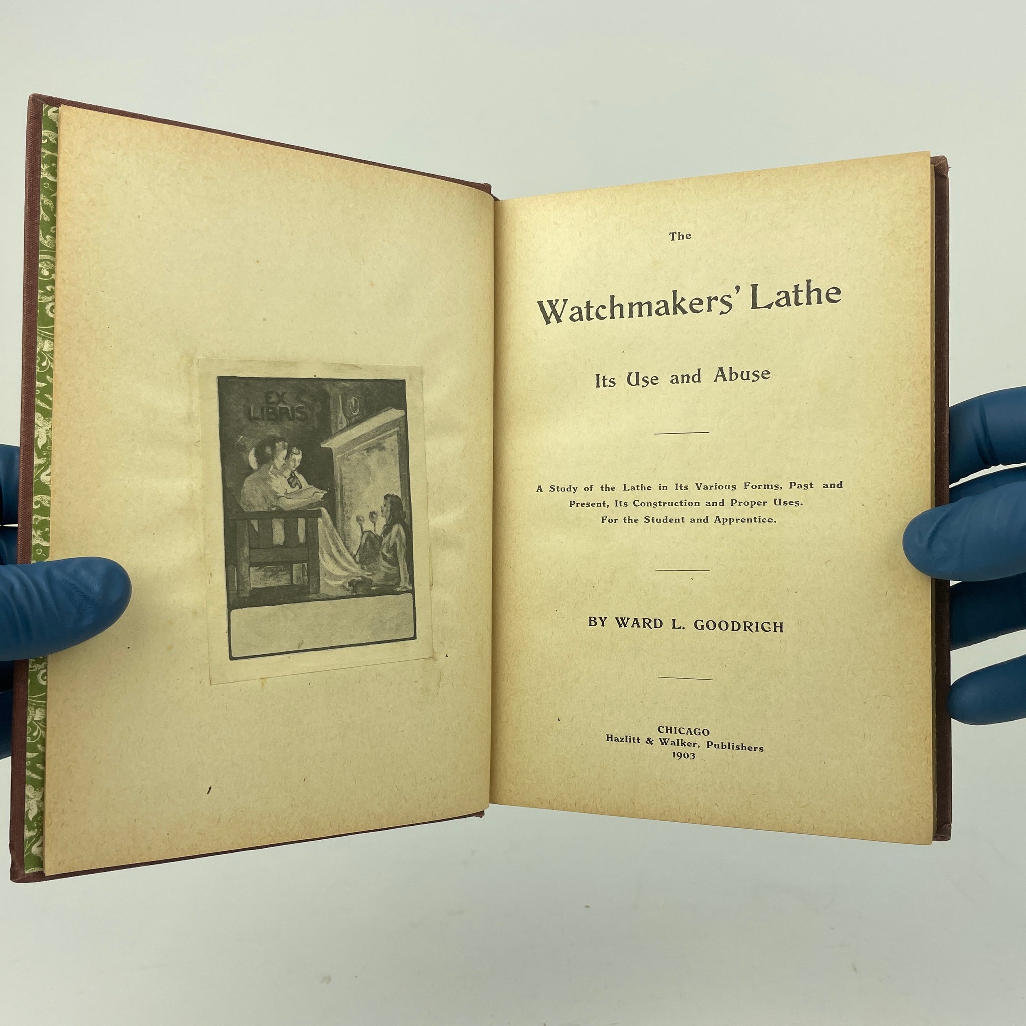 Mar Lot 4- The Watchmakers' Lathe Book – watchpartsrus