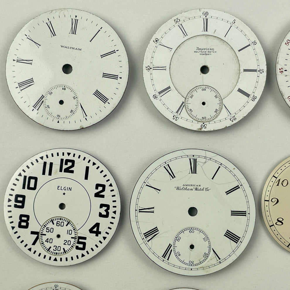 Apr Lot 88- Collector's Selection of American Pocket Watch Dials ...