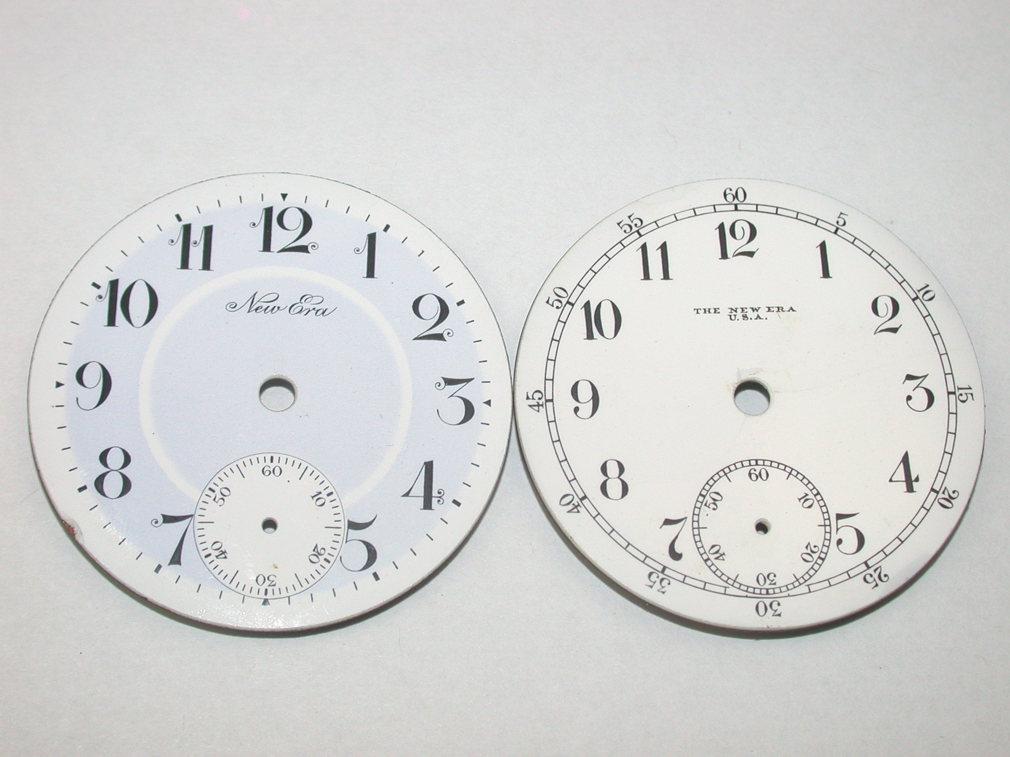 Lot 29- New York Standard, New Era & Republic Pocket Watch Dials ...